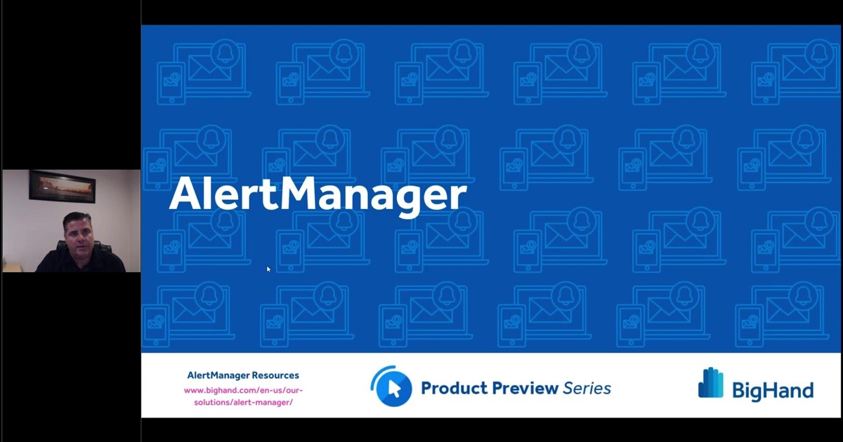 Webinar: Product Preview Series - AlertManager
