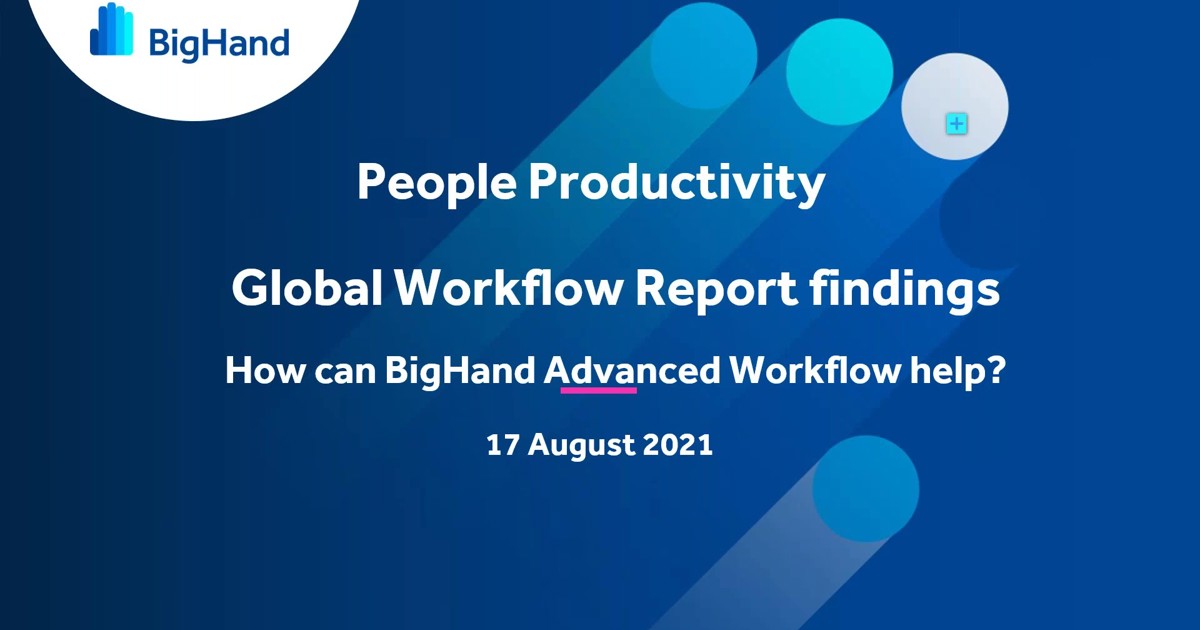 Webinar: APAC Legal Workflow Report Findings Webinar: APAC Legal Workflow Report Findings