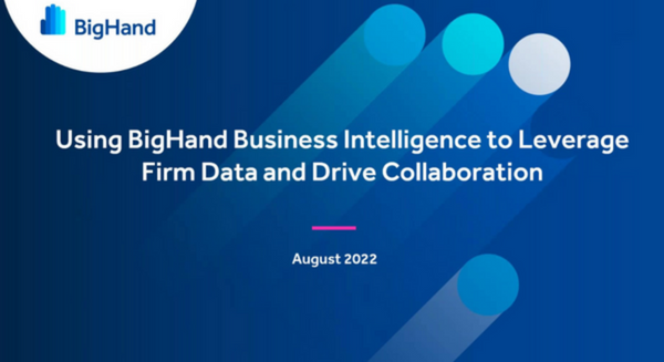 Webinar: Using BigHand BI powered by Iridium to track matter ...