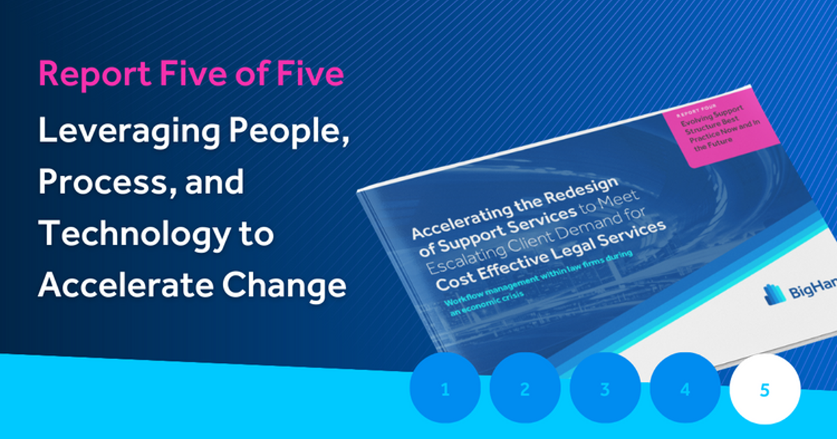 Leveraging People, Process and Technology to Accelerate Change