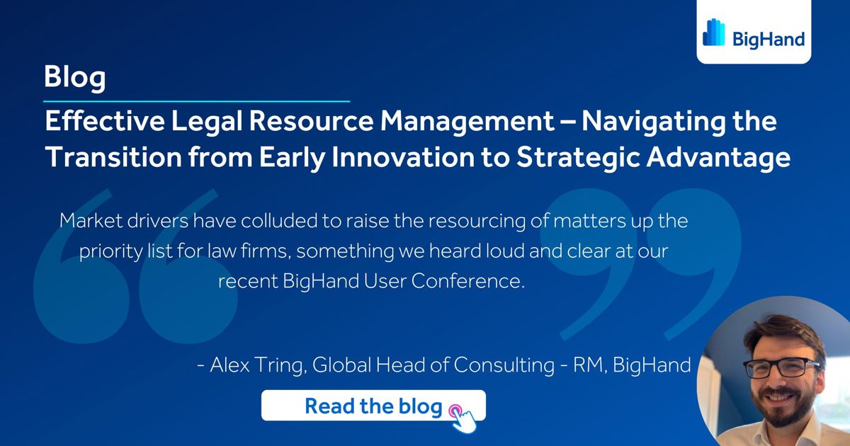 Effective Legal Resource Management – Navigating the Transition from ...