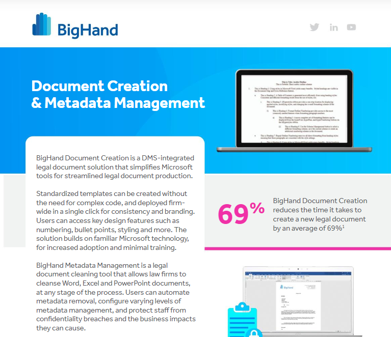 Document Creation Resources | BigHand