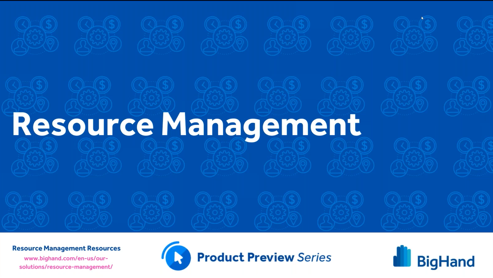 Resource Management Resources | BigHand