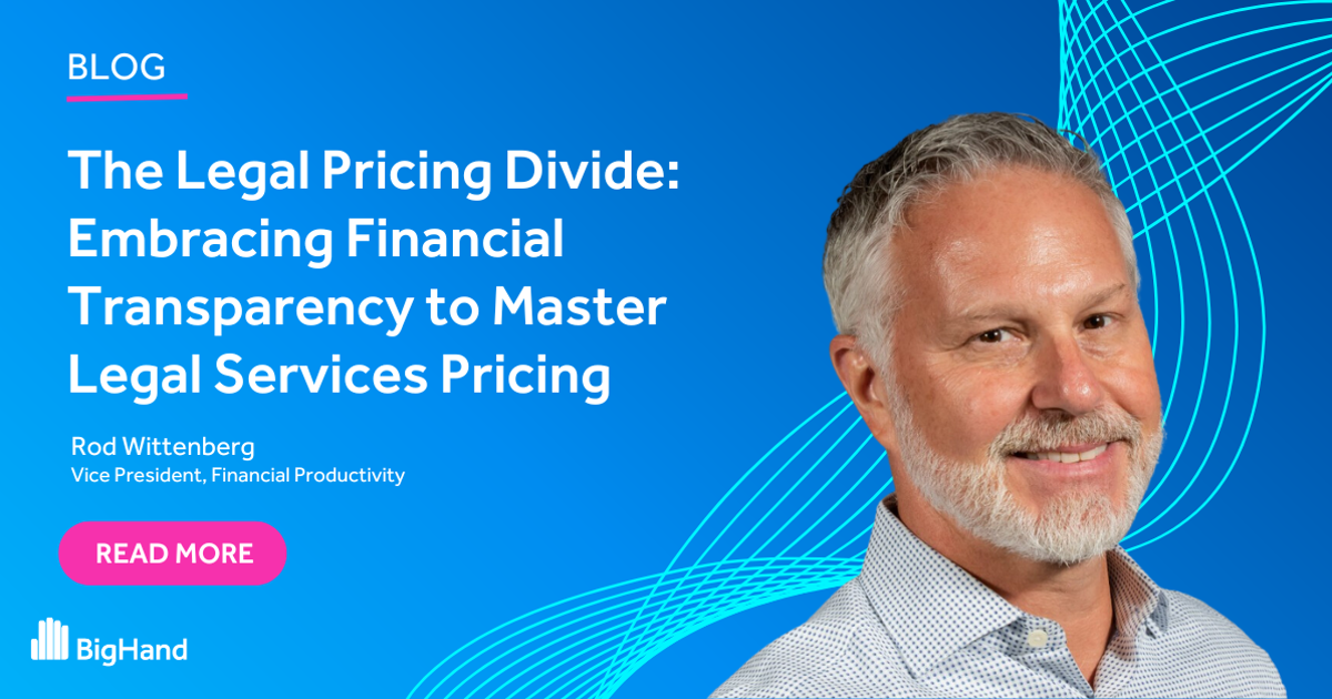 The Legal Pricing Divide: Embracing Financial Transparency to Master ...