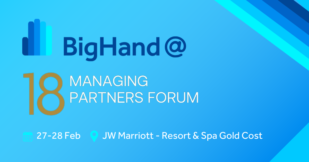 18 Managing Partner Forum | BigHand