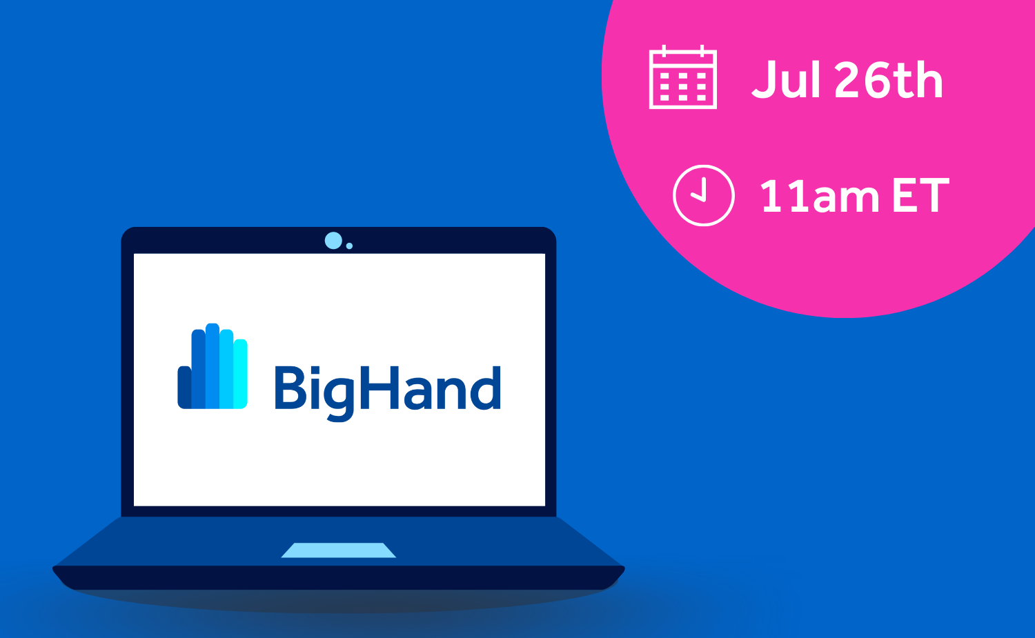 Upcoming Webinars from BigHand