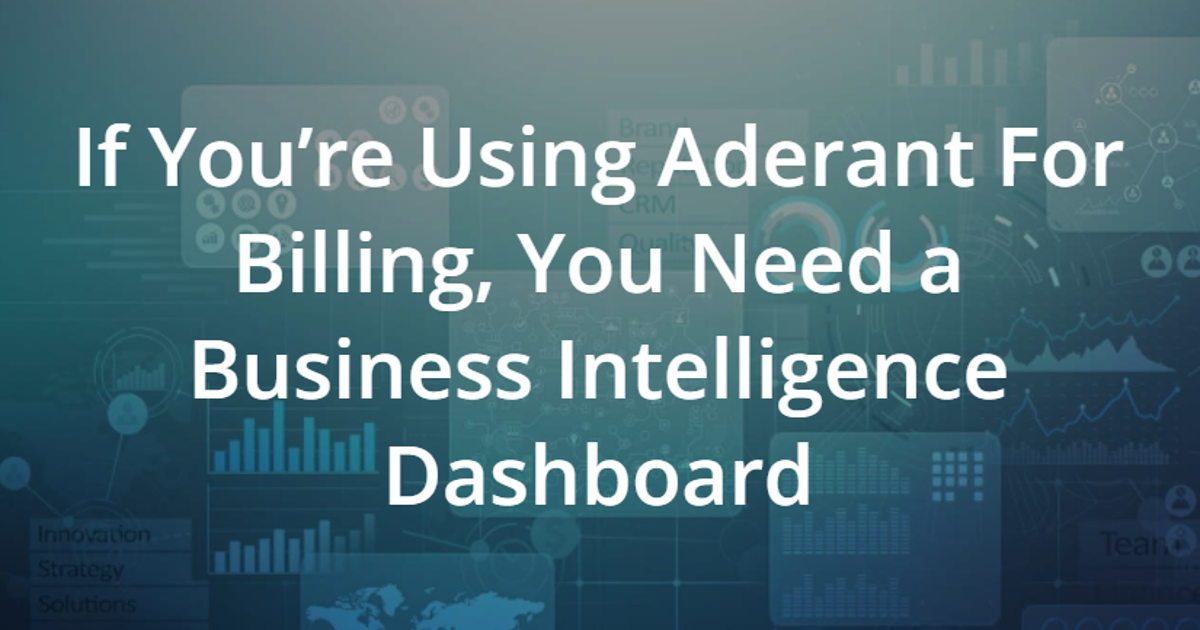 Using Aderant for Billing? You Need a BI Dashboard | BigHand