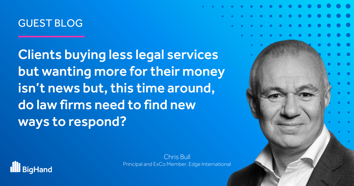 Clients buying less legal services but wanting more for their money isn ...
