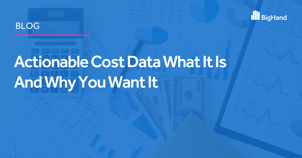 Actionable Cost Data: What It Is And Why You Want It