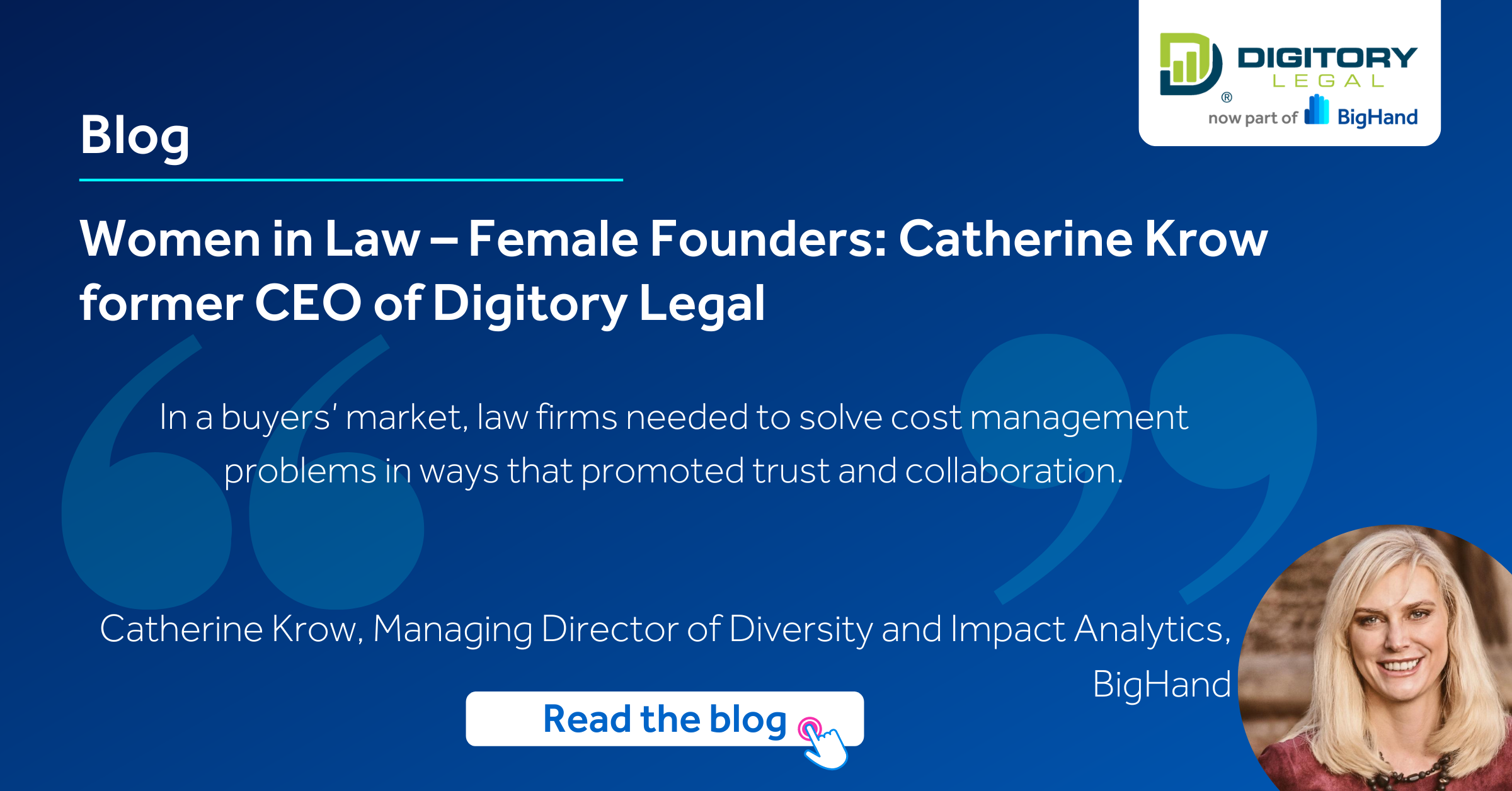 Women of Legal Tech with Catherine Krow