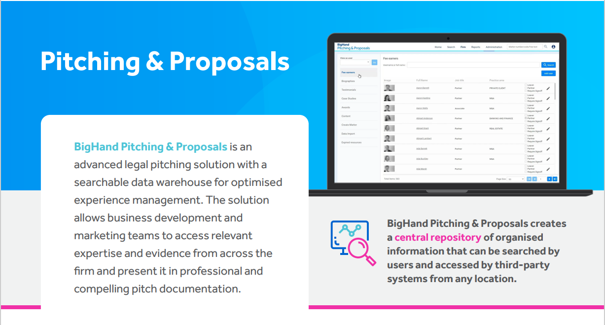 Pitching & Proposals Resources | BigHand