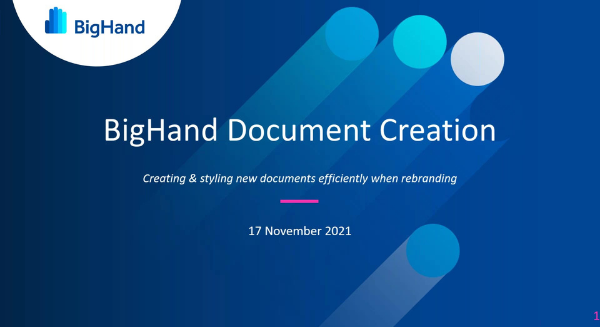 Webinar: How to Create New Documents Quickly and Efficiently When ...