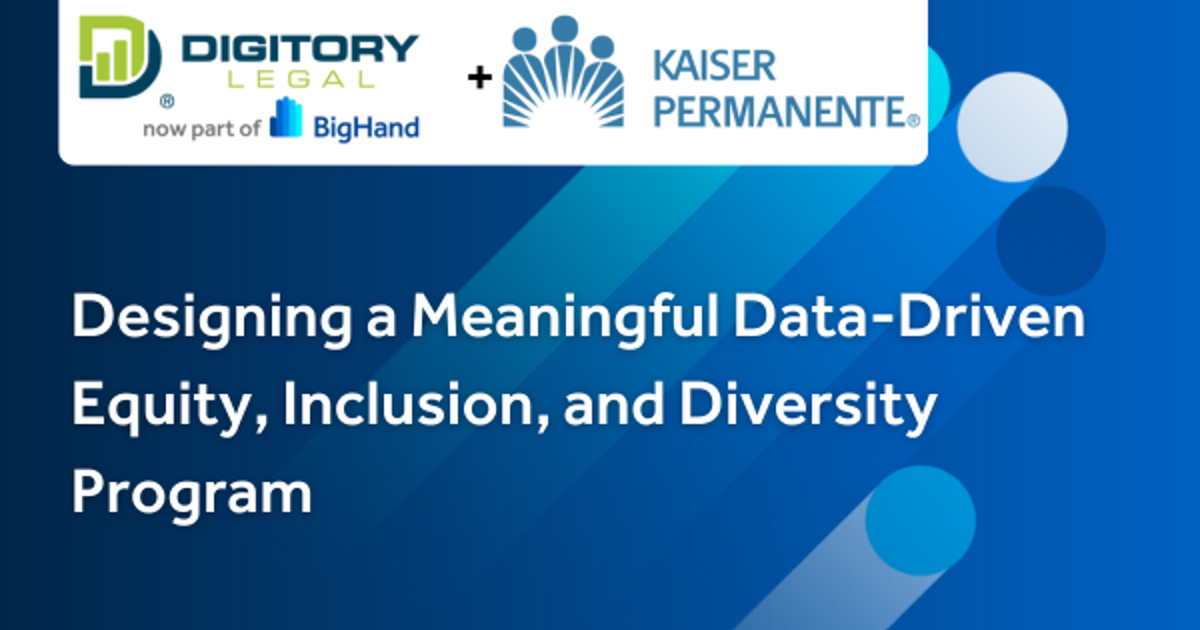 Designing a Meaningful Data-Driven Equity, Inclusion, and Diversity Program