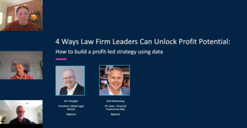 4 Ways Law Firm Leaders Can Unlock Profit Potential