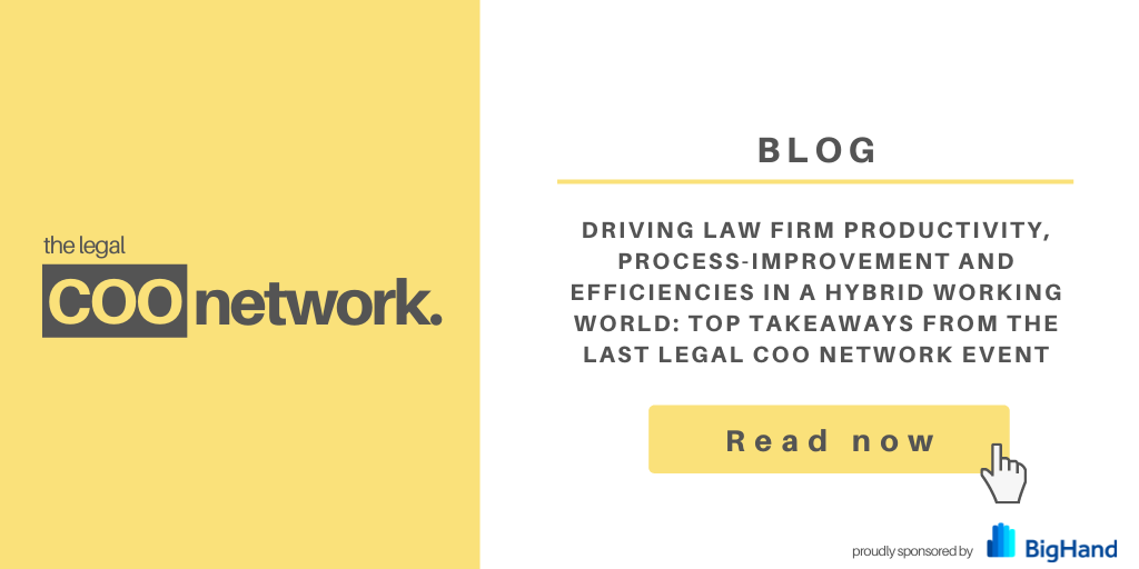 Driving law firm productivity, process-improvement and efficiencies in ...