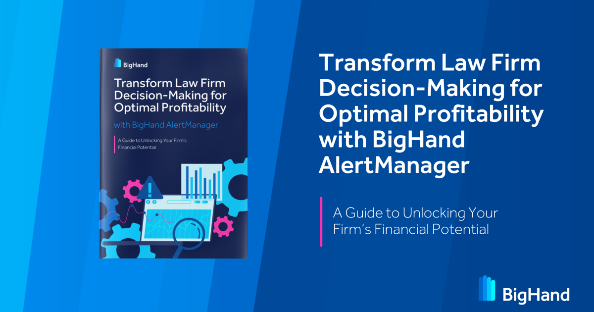 Transform Law Firm Decision-Making for Optimal Profitability with ...