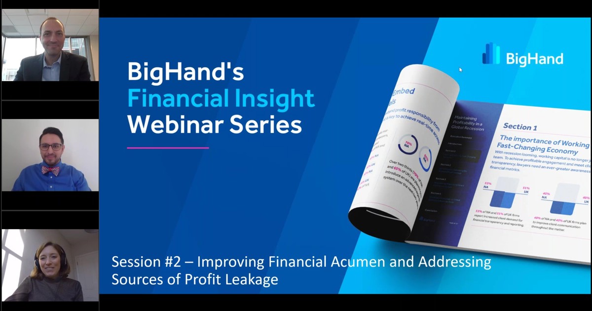 Webinar: Financial Insights Series - Improving Firmwide Financial ...