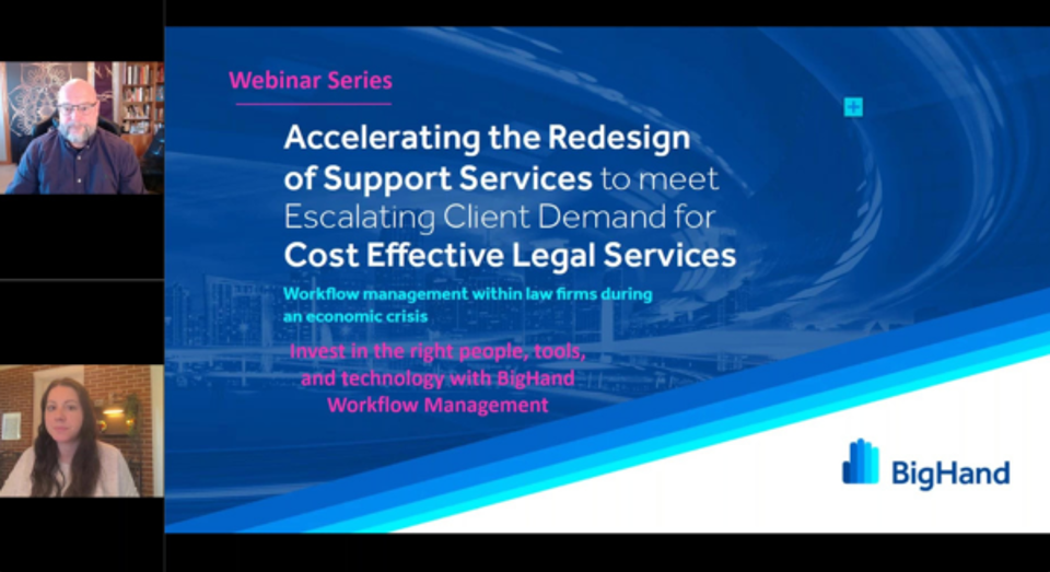 The Legal Support Evolution Webinar Series
