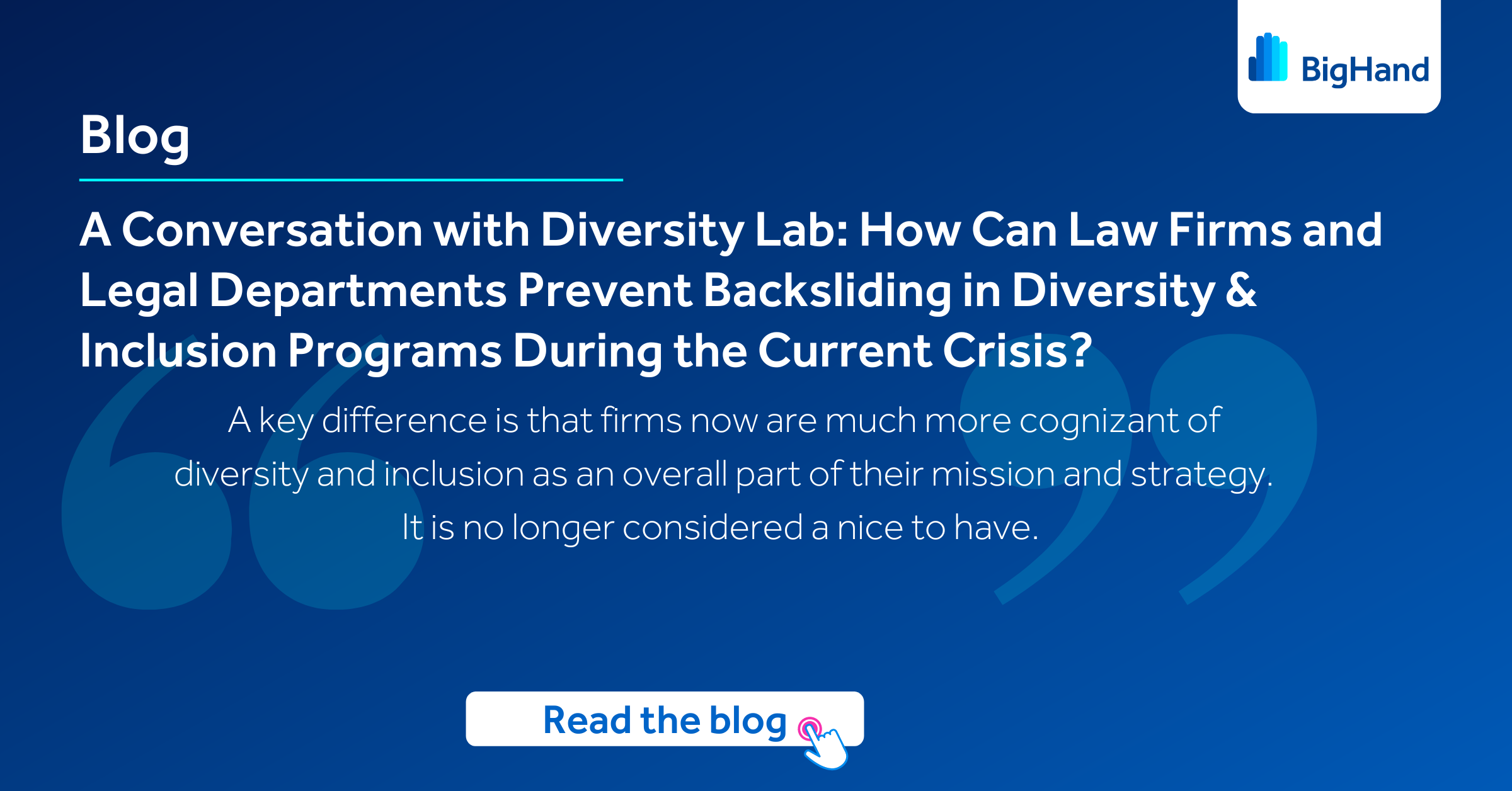 A Conversation with Diversity Lab: How Can Law Firms and Legal ...