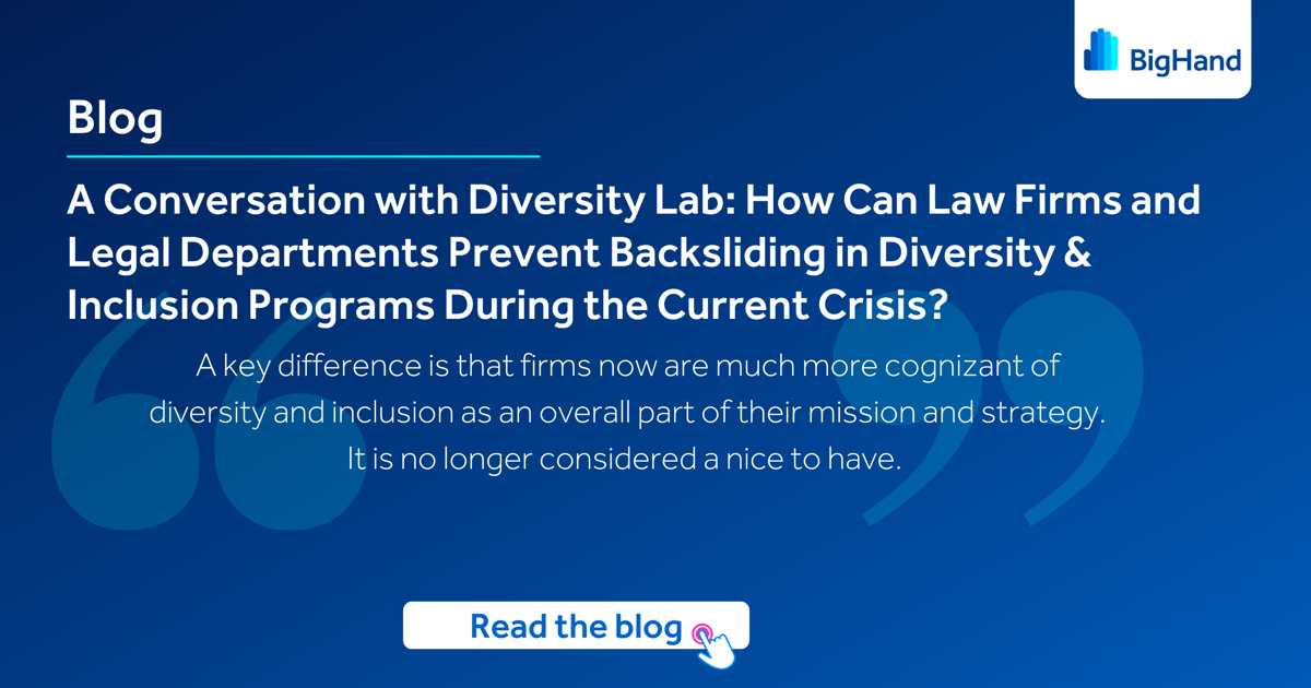 A Conversation with Diversity Lab: How Can Law Firms and Legal ...