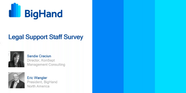 Webinar: The Legal Support Staff Survey – Review and Findings