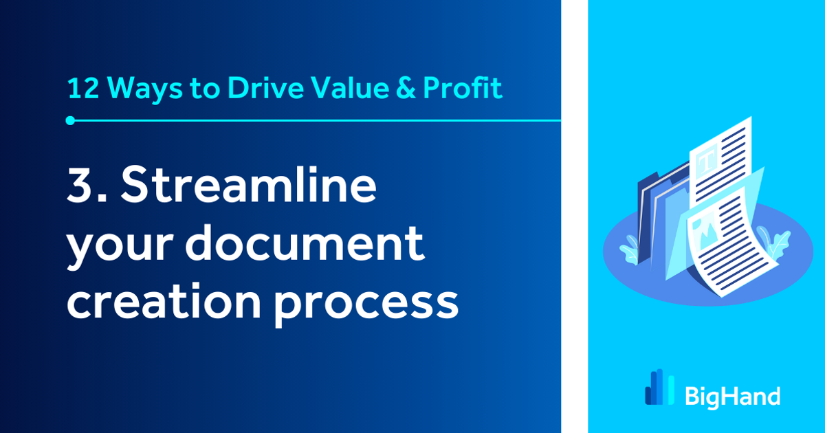 Streamline your document creation process