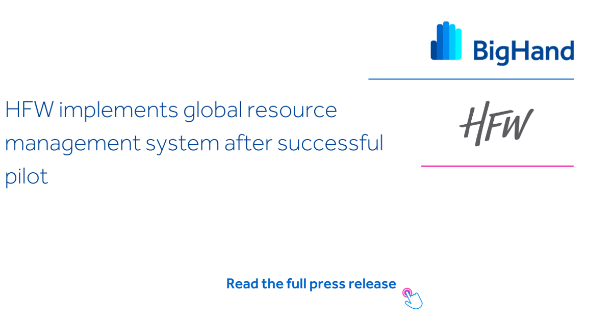 HFW implements global resource management system after successful pilot