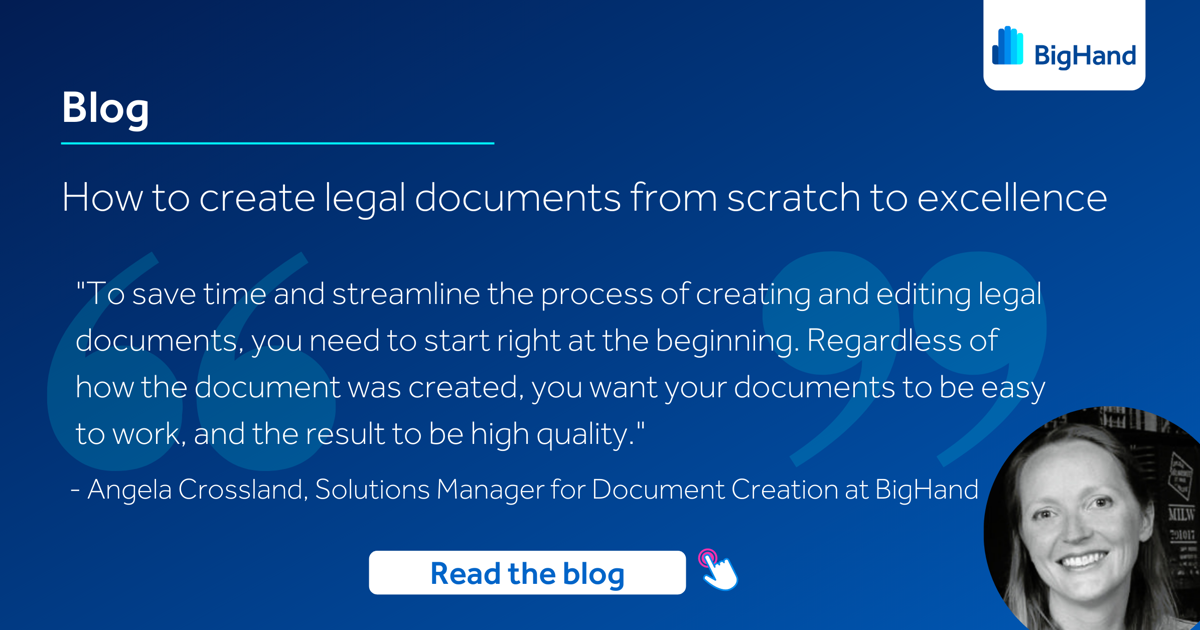 How to create legal documents from scratch to excellence