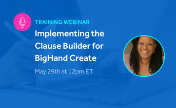 Upcoming Webinars from BigHand