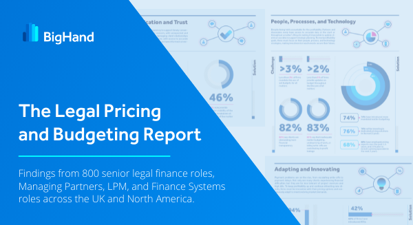 The Legal Pricing and Budgeting Report | BigHand