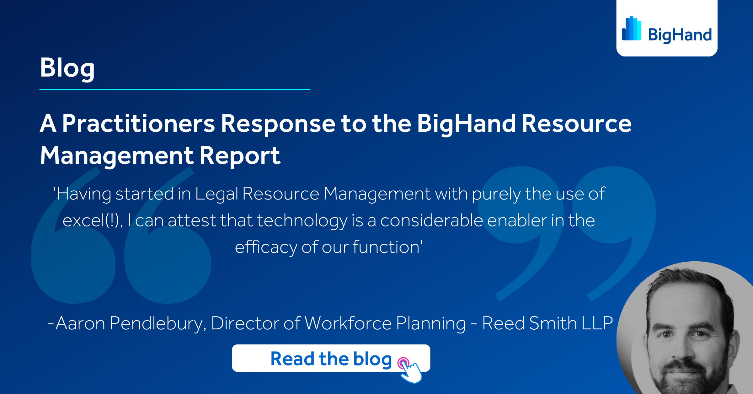 Guest Blog: A practitioners responses to the BigHand Resource ...