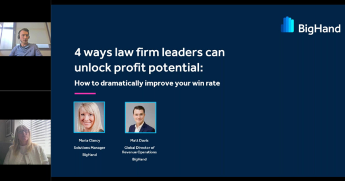 Webinar: How to dramatically improve your win rate