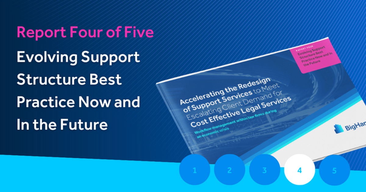 Evolving Support Structure Best Practice Now and in the Future