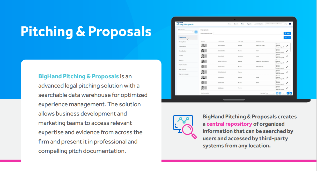 Pitching & Proposals Resources | BigHand